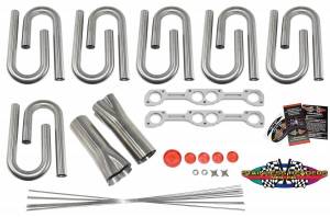 Pro Series Header Build Kits: Small Block Chevy 15 Degree