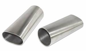 304 Stainless Steel Oval Transitions- 4" Oval to Round