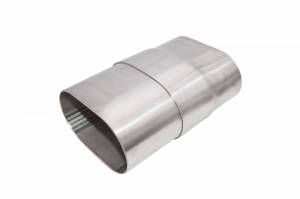 304 Stainless Steel Oval Slip Joints- 4" Oval Low-Profile Slip Joint