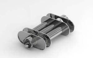 Chambered Oval Low Profile Muffler