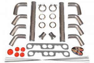 Turbo Log Header Build Kit: Spread Port Small Block Turbo Manifolds